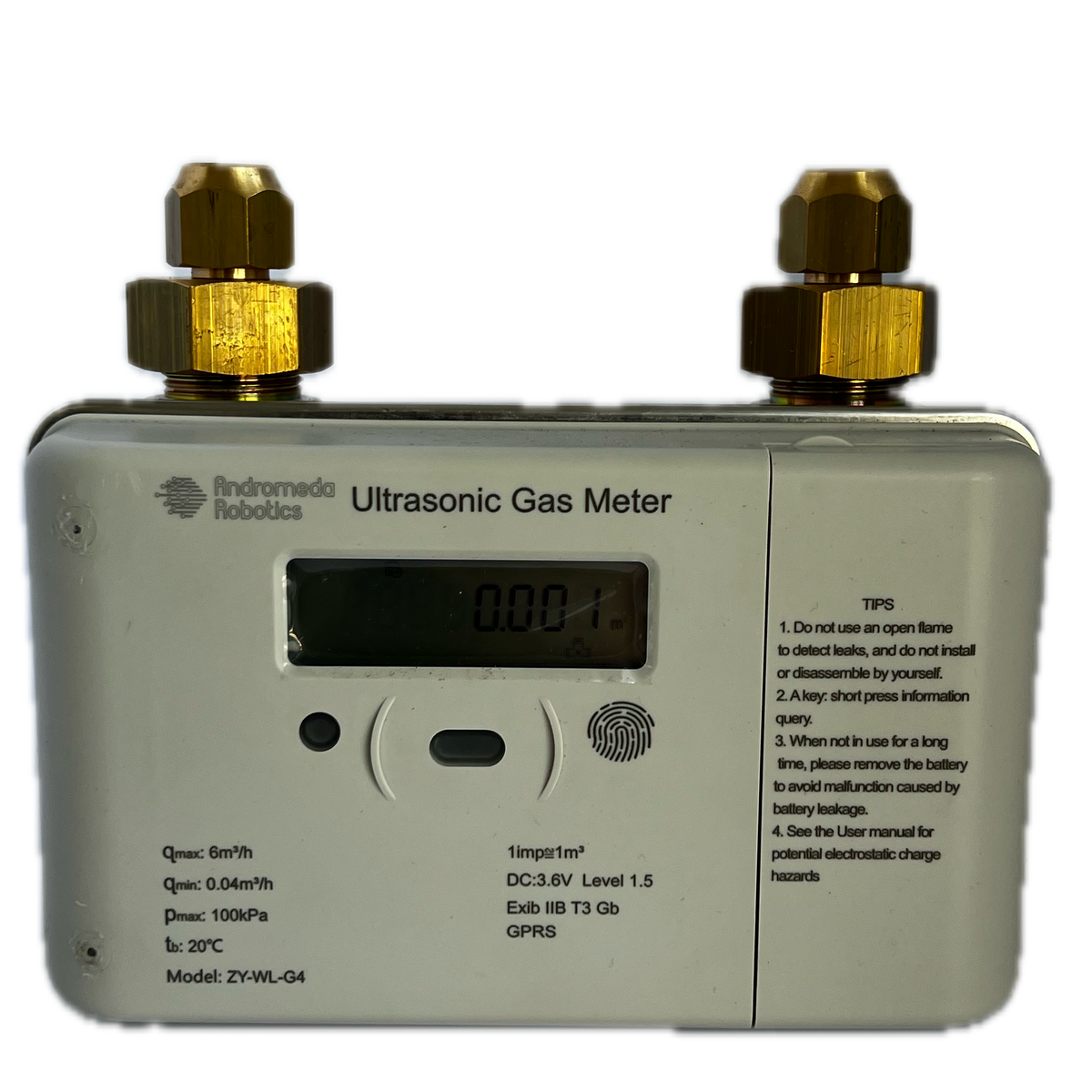 Smart Wall-Mounted Ultrasonic Gas Meter – Andromeda